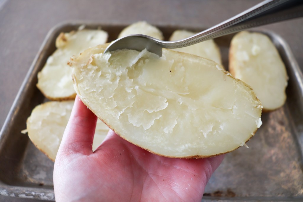 Ham and Cheddar Twice Baked Potatoes – Leels Cooks